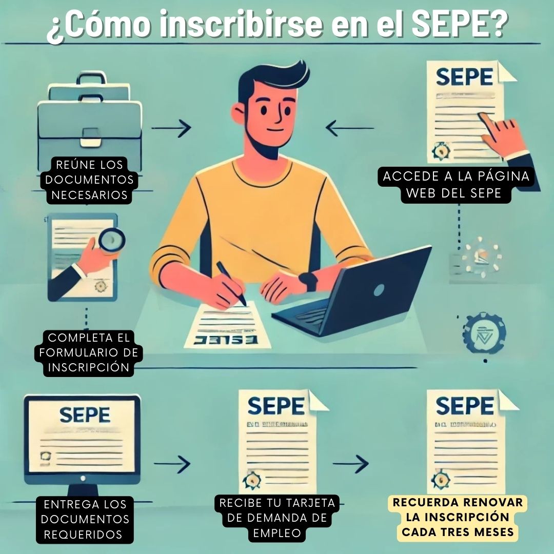 Inscribirse en el SEPE